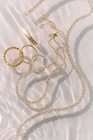 BRENDA GRANDS Tennis Bracelet - Gold
