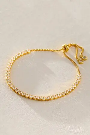 BRENDA GRANDS Tennis Bracelet - Gold