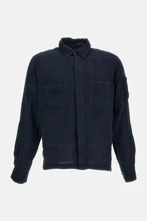 C.P. COMPANY Long-sleeved Linen Shirt