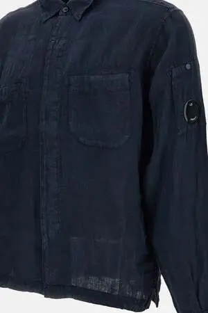C.P. COMPANY Long-sleeved Linen Shirt