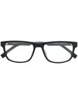Lacoste Logo-detail Square-frame Eyeglasses - Black