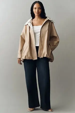 Anthropologie Bubble-hem Anorak Jacket