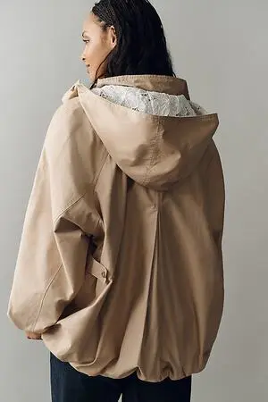 Anthropologie Bubble-hem Anorak Jacket