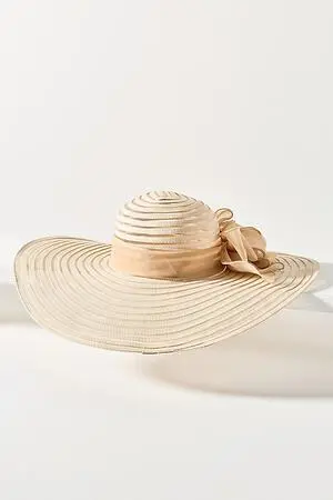 San Diego Hat Wide Brim Sun Hat With Chiffon Band - Neutral