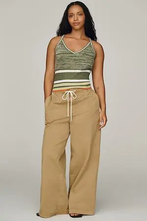 DAILY PRACTICE Knit V-neck Halter Top