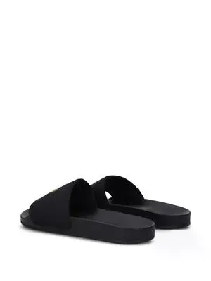 Palm Angels Embroidered Logo Slides