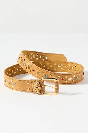SWEDISH HASBEENS Studded Leather Belt
