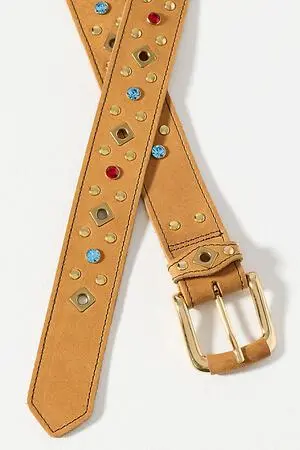 SWEDISH HASBEENS Studded Leather Belt