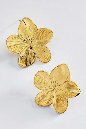 RMN Studios Bloom Post Earrings By - Gold