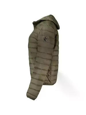 Roberto Cavalli Quilted Hooded Jacket - Green