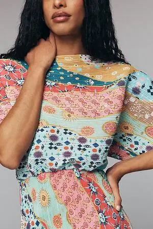 NEVER FULLY DRESSED Tilly Short-sleeve Off-shoulder Maxi Dress