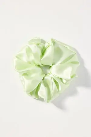 BRONZE AGE Side Out Silk Scrunchie Mint