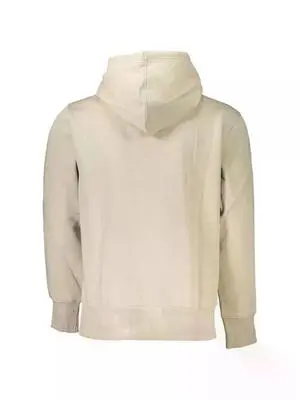 Calvin Klein Logo-print Cotton Hoodie - Neutrals