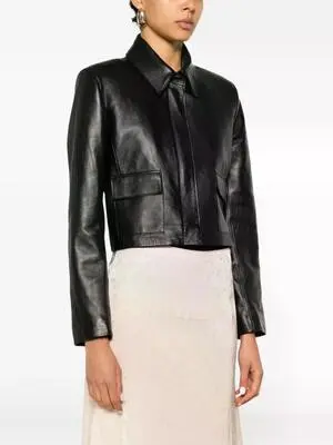 Nour Hammour Bleeker Cropped Jacket - Black