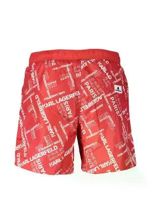 Karl Lagerfeld Logo-print Swim Shorts