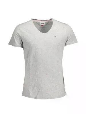 Tommy Hilfiger V-neck Cotton T-shirt - Grey