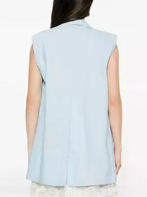 Sportmax Oversized Gilet - Blue