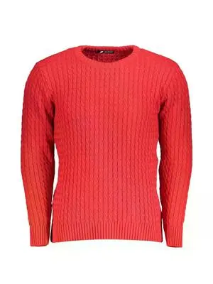 U.S. Grand Cable-knit Jumper With Elbow Patches