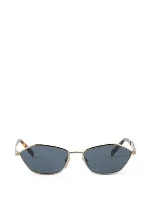 Prada Sunglasses With Logo - Gold