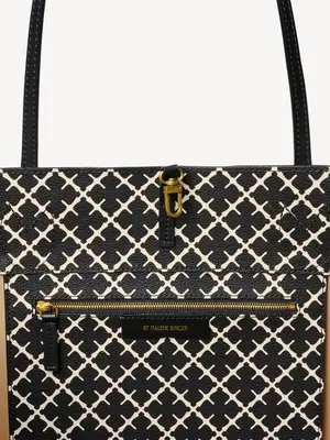 BY MALENE BIRGER Abi Printed Tote Bag - Black
