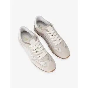 Carvela Cortona Suede And Mesh Trainers