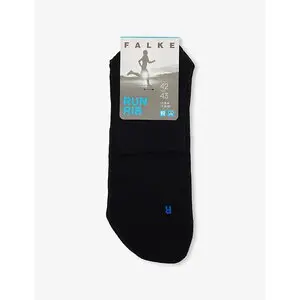 Falke Run Rib Cotton-blend Socks - Black