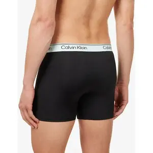 Calvin Klein Micro Stretch Pack Of Three Stretch-woven Boxer Briefs