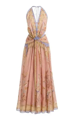 Zimmermann Indra Cotton-blend Maxi Dress - Multi