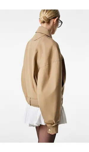 Revolve Nikki Bomber Jacket - Tan
