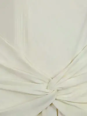 Roland Mouret Twist-detail Short-sleeve Gown