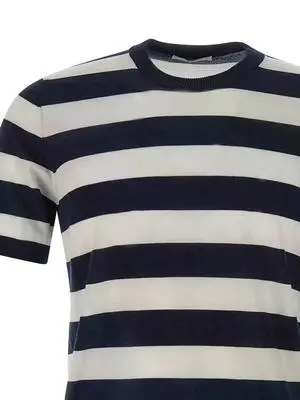 KANGRA Horizontal-stripe Cotton Sweater