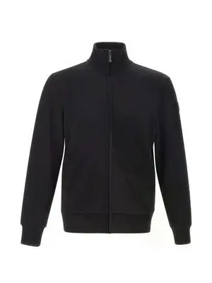 COLMAR Zip-up Cotton Sweatshirt - Black