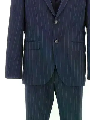 BOSS Pinstripe-print Virgin-wool Suit