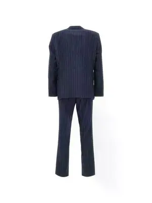 BOSS Pinstripe-print Virgin-wool Suit