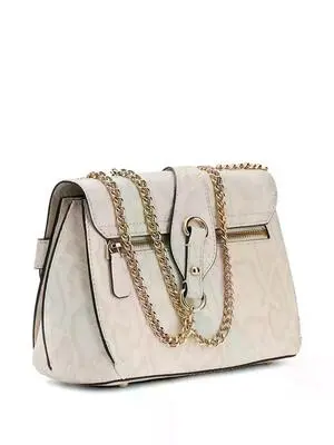 Guess Serenova Snakeskin-print Shoulder Bag