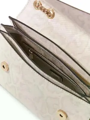 Guess Serenova Snakeskin-print Shoulder Bag