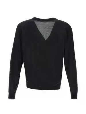FILIPPO DE LAURENTIIS V-neck Button-up Cardigan - Black