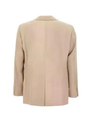 BOSS Single-breasted Twill Blazer - Neutrals