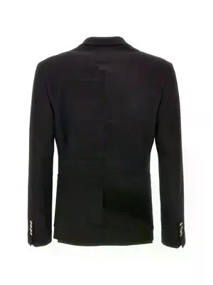 UNGARO Jewel-button Peak-lapel Blazer