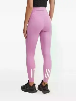 Adidas Own The Run Striped-detail Leggings