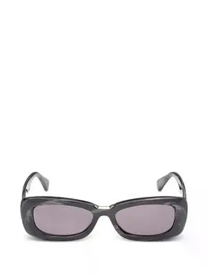 Max Mara Rectangle-frame Sunglasses - Black