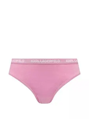 Karl Lagerfeld Logo-waistband Briefs
