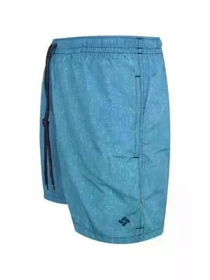 DRUMOHR Slub-texture Drawstring Shorts - Blue