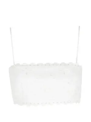 HEMANT & NANDITA Kota Bandeau Broderie-Anglaise Top
