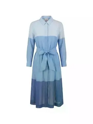 Women's Colour Block Shirt Dresses