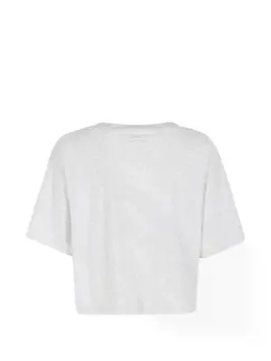 ANINE BING Johnny Cropped T-shirt - Grey