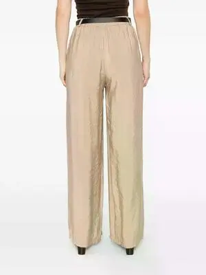 PHILIA LOFT Belted Pleated Trousers