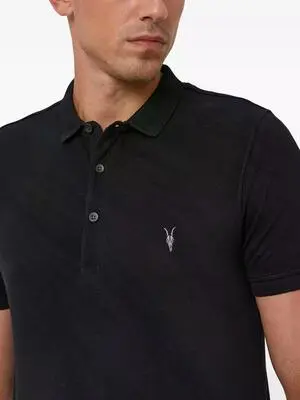 ALLSAINTS Embroidered Ramskull Polo Shirt