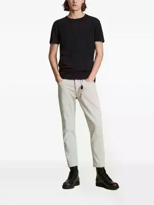 ALLSAINTS Raw-cut T-shirt - Black