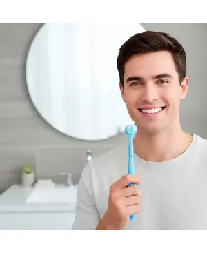 PURSONIC 3d Advanced Tech 360° Full Coverage Toothbrush Set - Blue
